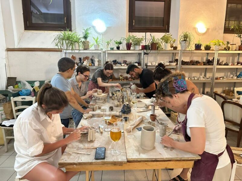 Wine and Pottery Workshop at Smart Lab Verona - Group Size and Atmosphere