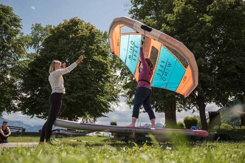 Wingsurf beginner lessons on SUP - Wingsurf Beginner Lessons on SUP: A Fresh Take on Water Sports in Upper Austria
