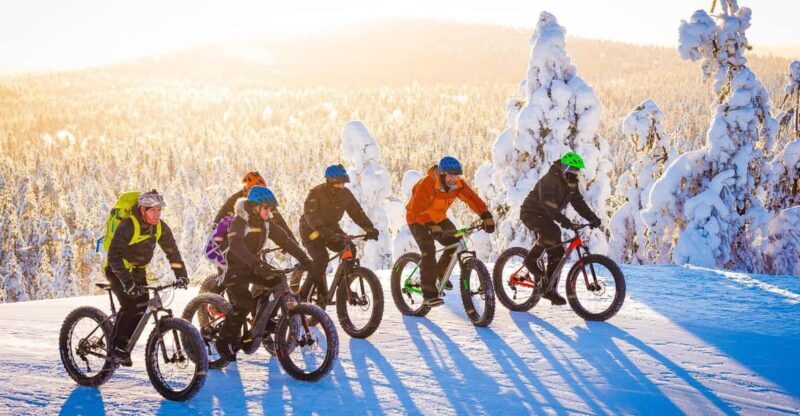 Winter Electric Fat bike Experience - Discovering Rovaniemi on Electric Fat Bikes