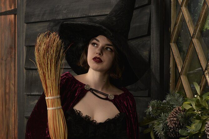 Witch Costume Photo Shoot - Olde Salem Village theatrical set - FAQ