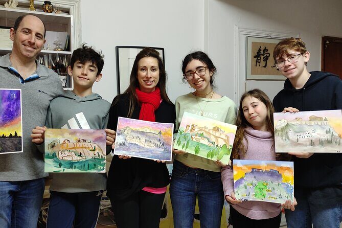 workshop for painting acropolis/landscape with local artist - The Value of This Workshop