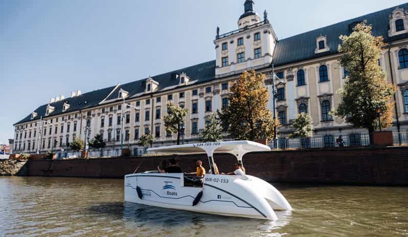 Wrocaw: Solar gondola cruise on the Oder with a guide - A Perfect Blend: Walking and Cruising