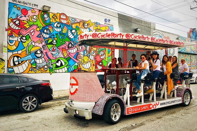 Wynwood Party Bike Happy Hour Crawl - Authenticity and Fun