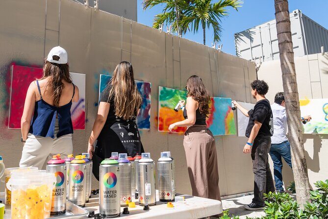 Wynwood Walls Street Art Experience : Spray Paint on Canvas - Key Points: