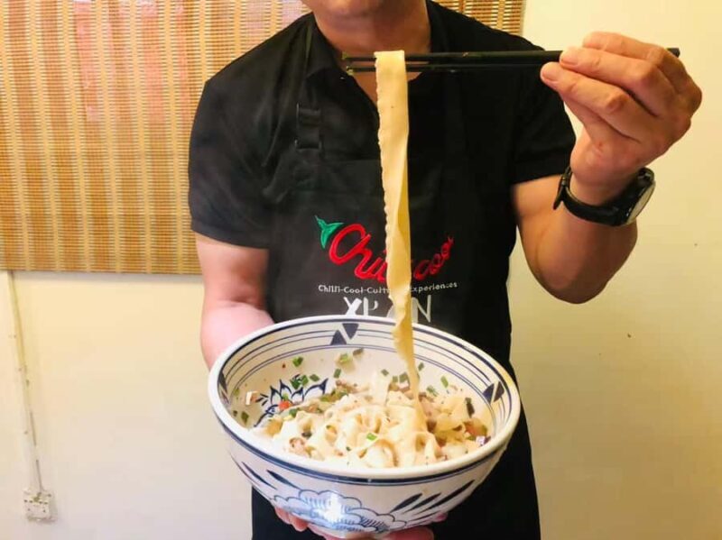 Xi'an Biangbiang Noodles Cooking Class + Spice Market Visit - Key Points