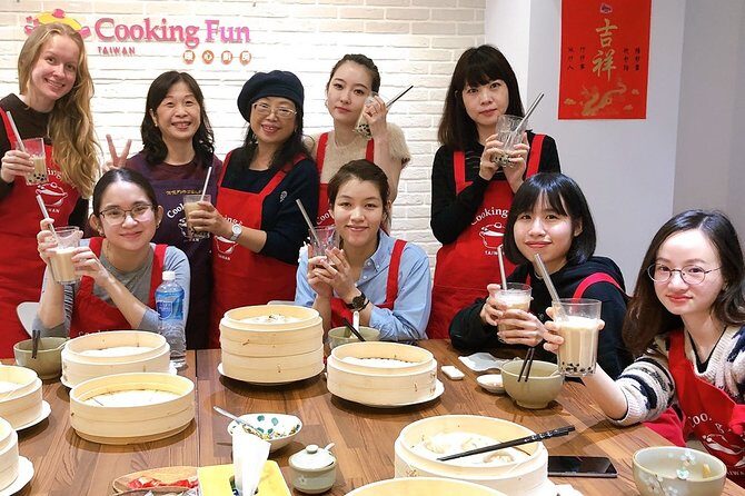Xiao Long Bao, Chicken vermicelli with mushroom and sesame oil, Tofu strips salad, Bubble milk tea. Taiwan Traditional Delicacies Experience-A (Taipei Cooking Class) - Frequently Asked Questions