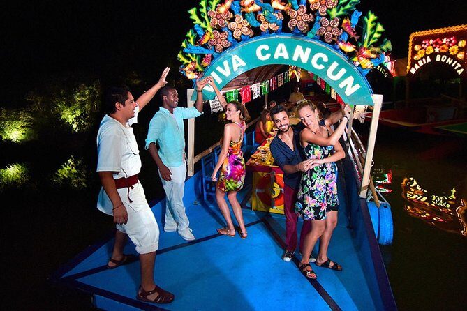 Xoximilco Night Cruise Experience + Transportation From Cancun & Riviera Maya - Key Points