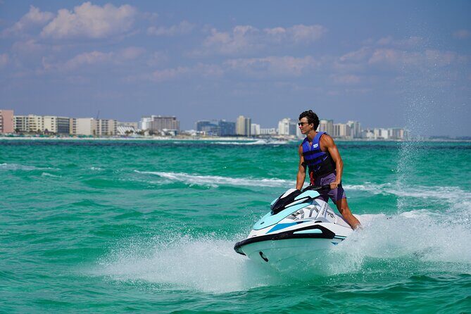 Xtreme H2O 2 Passenger Jet Ski Rental Adjacent to Crab Island - Key Points