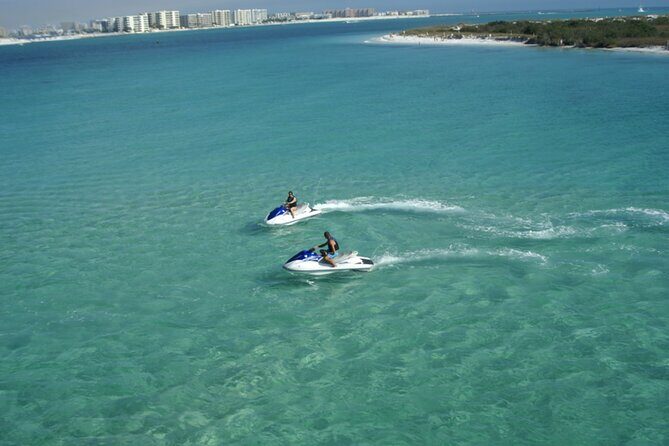 Xtreme H2O 2 Passenger Jet Ski Rental Adjacent to Crab Island - The Yamaha Waverunners: Power and Reliability
