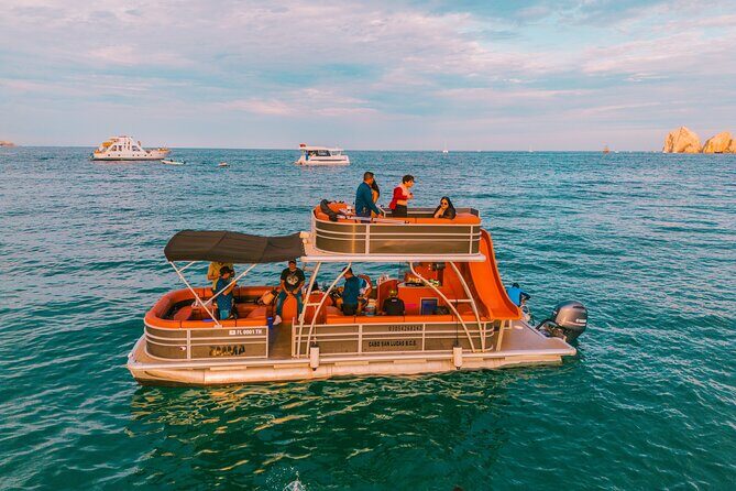 Yacht With Slide in Cabo San Lucas | 45 FT Pantoon - Setting Sail in Style: What to Expect on the 45ft Pontoon