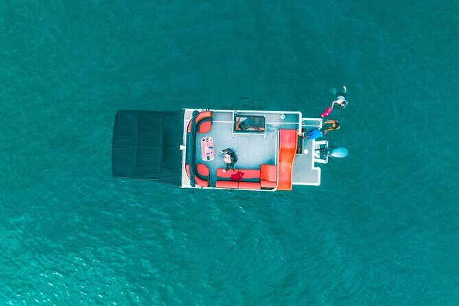 Yacht With Slide in Cabo San Lucas | 45 FT Pantoon - The Sum Up