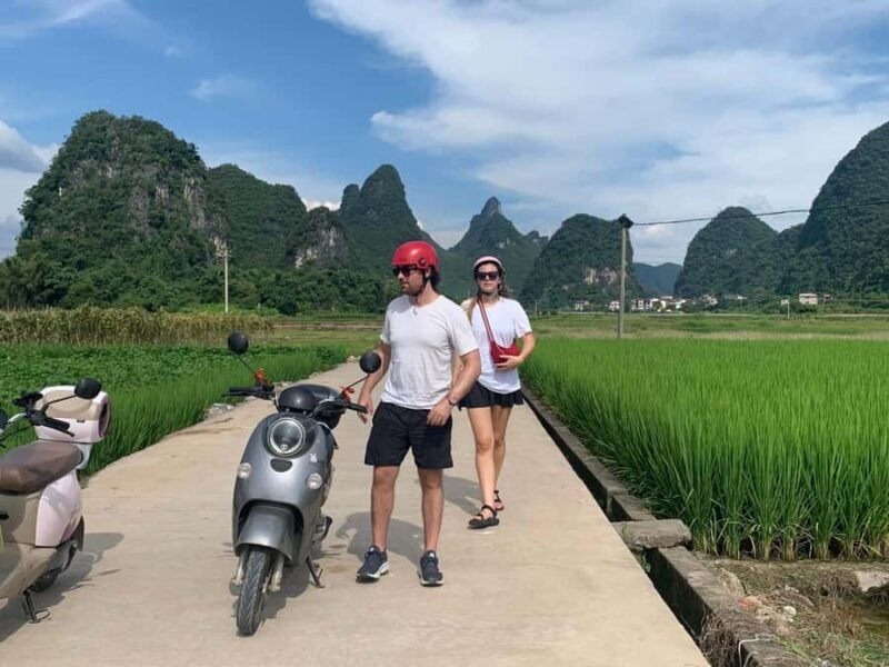 Yangshuo: Electric Scooter Tour with Painting Class - Key Points
