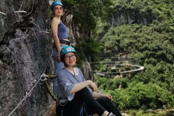 Yangshuo Via Ferrata with Round way private transfer from Guilin hotel - What to Expect from the Yangshuo Via Ferrata Tour
