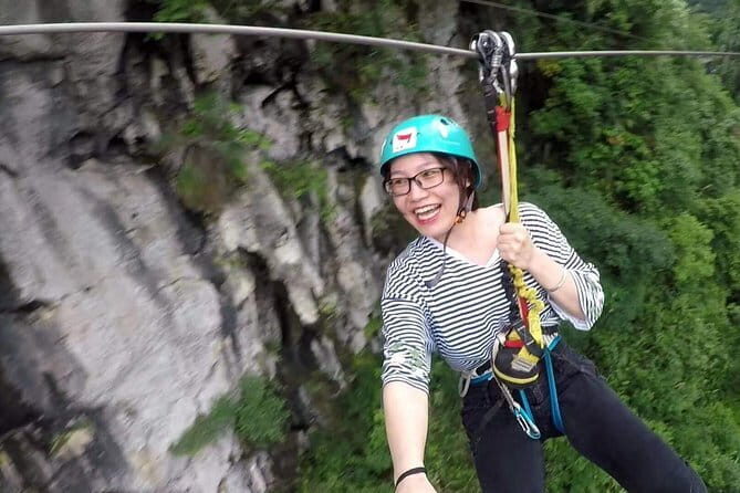 Yangshuo Via Ferrata with Round way private transfer from Yangshuo hotel - The Sum Up