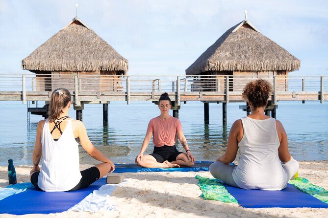 Yoga on the paradise beach of Manava Moorea - Discover Yoga on Moorea’s Beautiful Paradise Beach