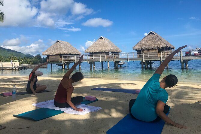 Yoga on the paradise beach of Manava Moorea - What to Expect During the Yoga Session