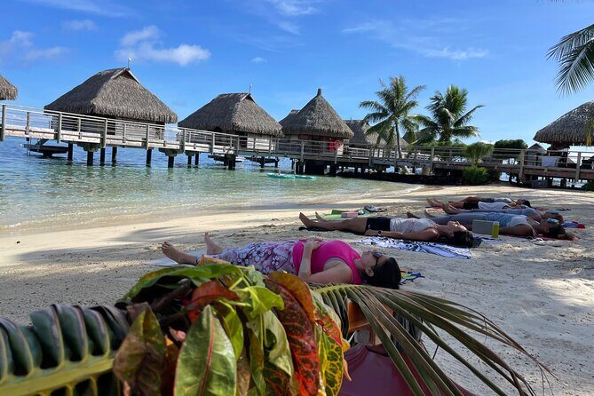 Yoga on the paradise beach of Manava Moorea - How Does the Experience Feel?