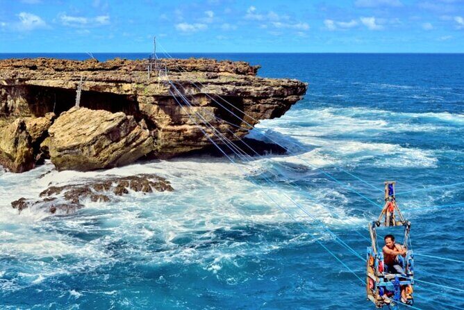 Yogyakarta a day tour Jomblang Cave & Timang Beach - Key Points