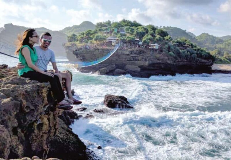 Yogyakarta: Mt Merapi, Jomblang Cave & Timang Beach Day Tour - Key Points