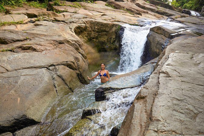 Yunque Rainforest River Rope Swing with Waterslide and Beach Tour - First Stop: Luquillo’s Natural Rock Formations and Waterfalls