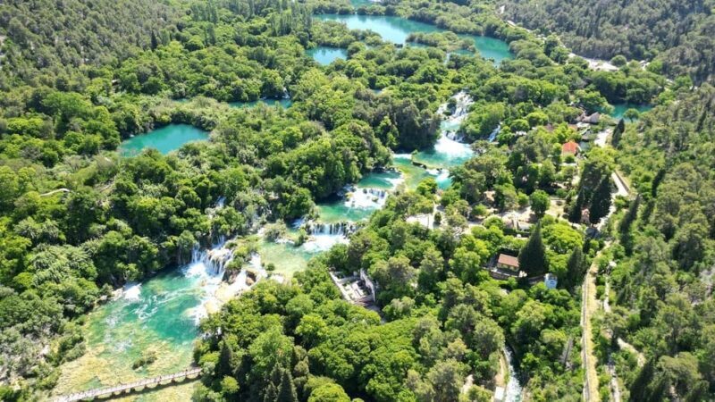 Zadar: Krka Waterfalls Private Tour - The Scenic Drive and Pickup