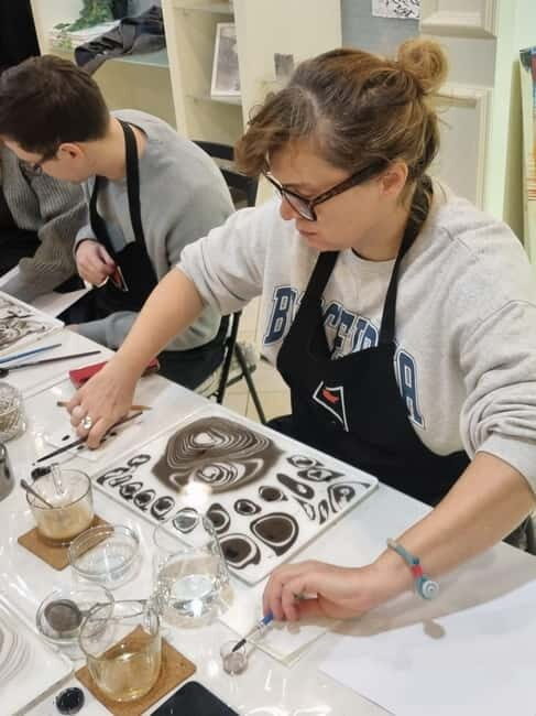 Zagreb: Suminagashi Water Painting Workshop - A Deeper Look at the Suminagashi Water Painting Workshop in Zagreb