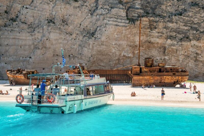 Zakynthos: Glass-Bottom Boat to Navagio, Caves & White Beach - Key Points