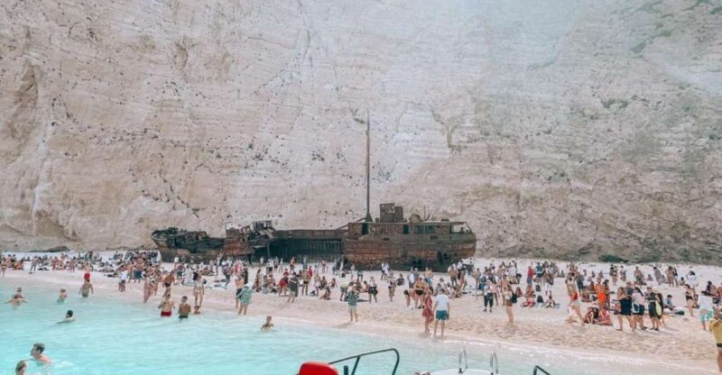 Zakynthos: Shipwreck Bay by fast boat - Small Group - Key Points