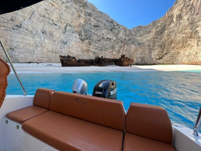 Zante Private Cruise to Shipwreck Beach & Blue Caves (max 9) - Visiting Zakynthos Most Famous Sights