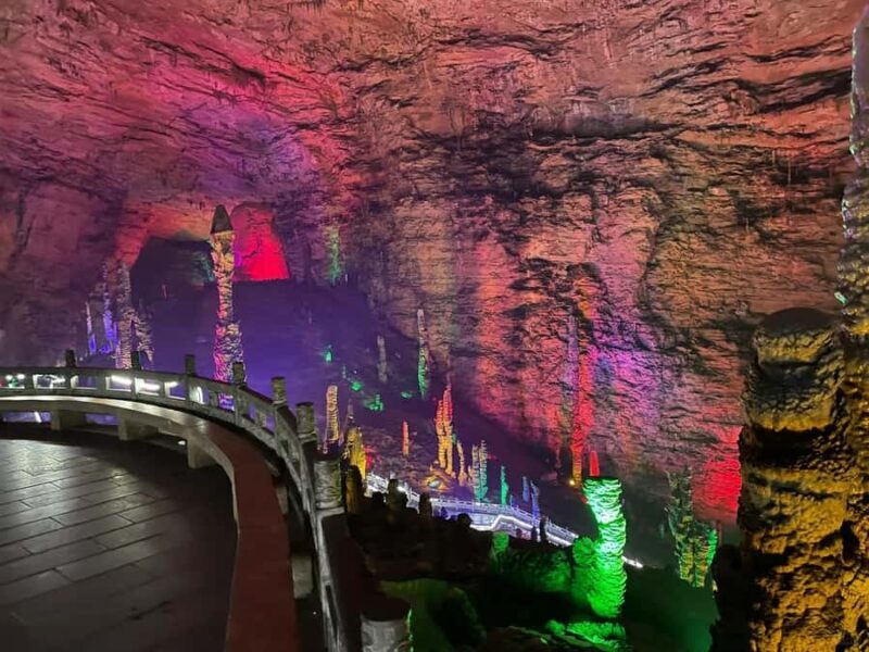 Zhangjiajie: Glass Bridge and Yellow Dragon Cave Tour - Key Points