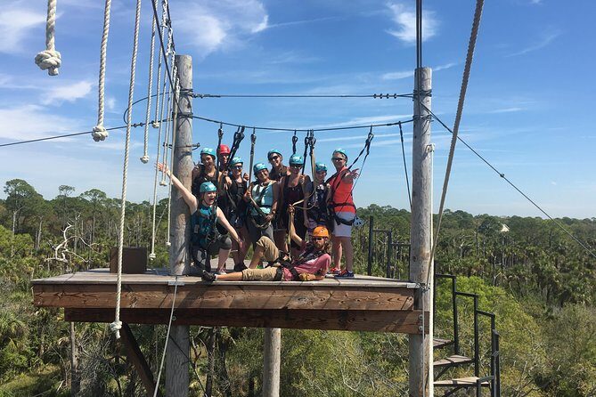 Zip Line Adventure over Tampa Bay - Family-Friendly and Suitable for All