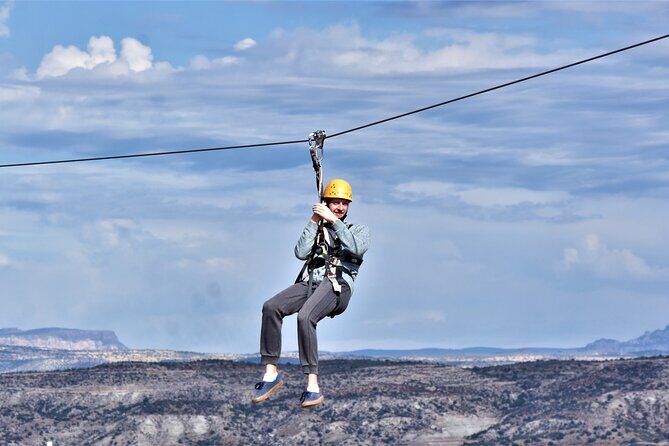 Zip Line Tour at Out of Africa Wildlife Park in Sedona,Camp Verde - An Authentic Arizona Adventure with Wildlife from Above