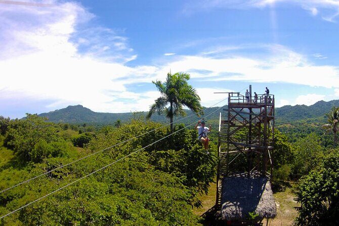 Zip N Splash Adventure plus Horseback Riding - Ziplining: Soaring Through the Treetops