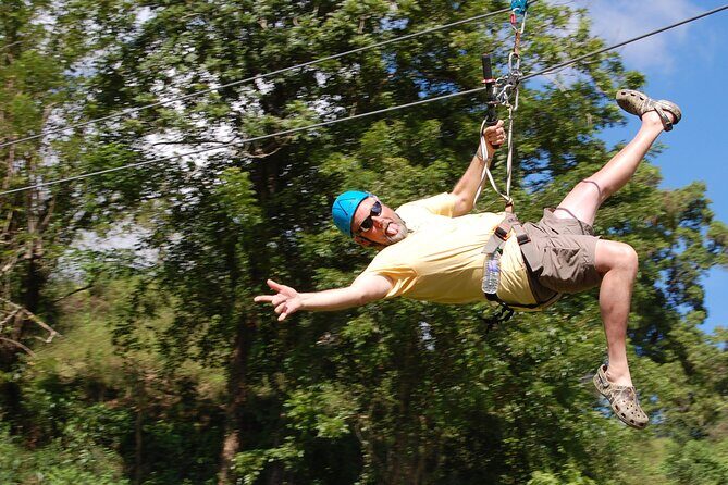 Zip N Splash Adventure plus Horseback Riding - Wrap-Up in a Tropical Garden