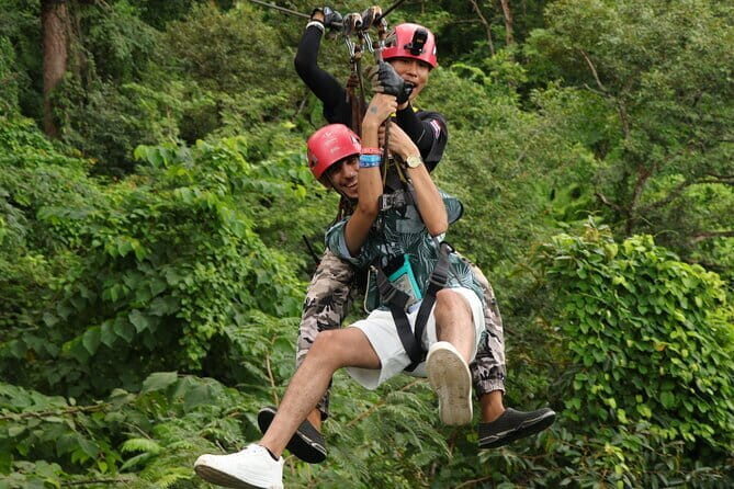 Zipline 10 Platforms at Hanuman World - Key Points