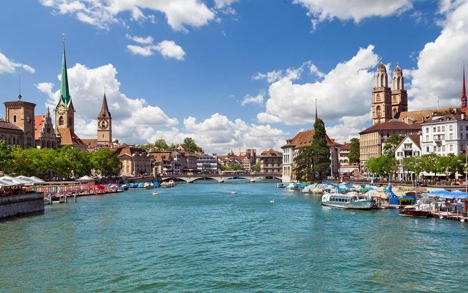 Zurich Highlights In A 2+ Hour Walking Tour Including Panoramic Views - Key Points